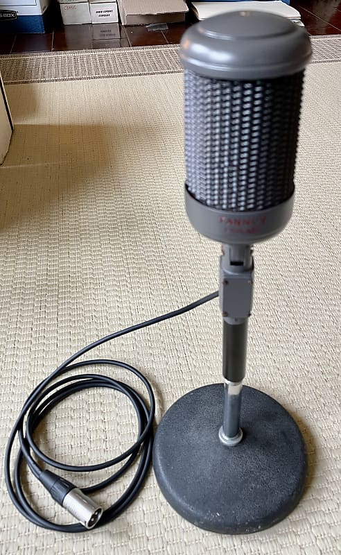 Tannoy 442 Vintage Ribbon Velocity Microphone 1950's Gray | Reverb