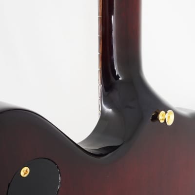 Manson 'F' Style Solid Arch Top Guitar (Crimson Burst) | Reverb