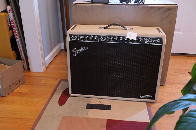 Fender Twin Reverb Tone Master 2022 - Blonde/Mint | Reverb
