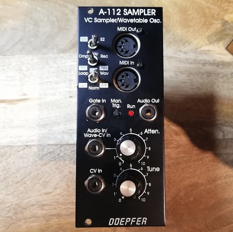Doepfer A-112 Eurorack Sampler / Wavetable Oscillator - Black | Reverb