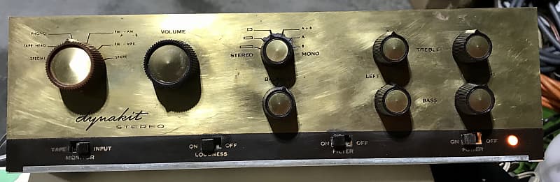 Dynaco PAS 2 preamp, the classic Dynaco tubes Bronze | Reverb