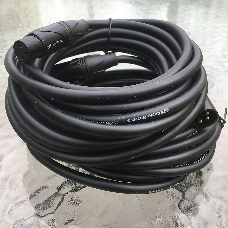 Cable Matters Premium XLR to XLR 15 Feet Microphone Cables, | Reverb