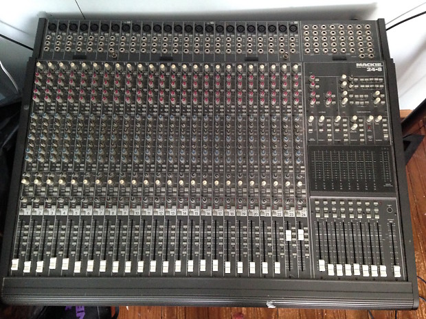 Mackie 24-8 Mixing Console w/ power supply, cover and stand | Reverb
