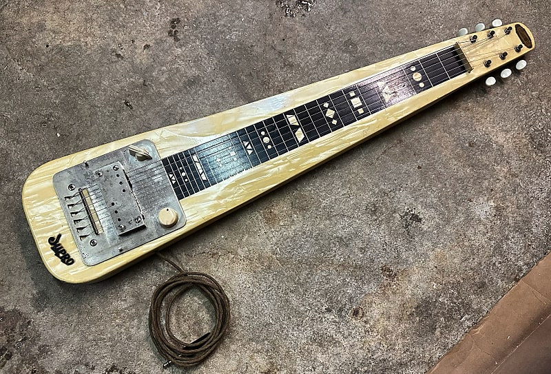 Supro Lap Steel 1950s Pearloid | Reverb