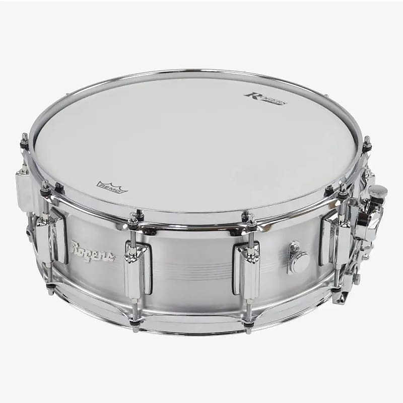 Rogers Dyna-Sonic 7-Line Aluminum Snare Drum 14x5 | Reverb