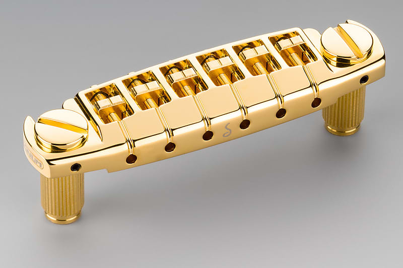 Schaller Signum 24k Gold Plated Wrap Around Guitar Bridge w/ | Reverb