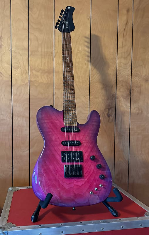 G. Gould GGT6 80s style Telecaster guitar Carbon Fiber | Reverb UK