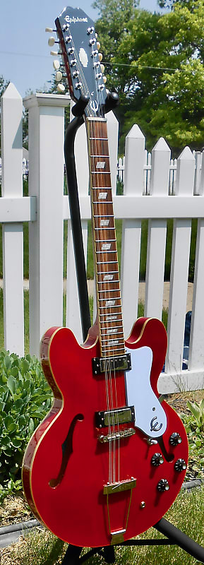 Epiphone Riviera 12 String 2020 - Cherry | Reverb