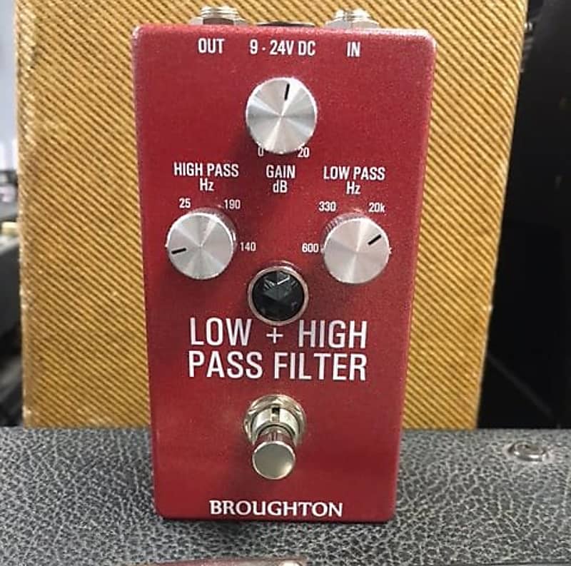 Broughton Low & High Pass Filter w/Boost for Bass | Reverb
