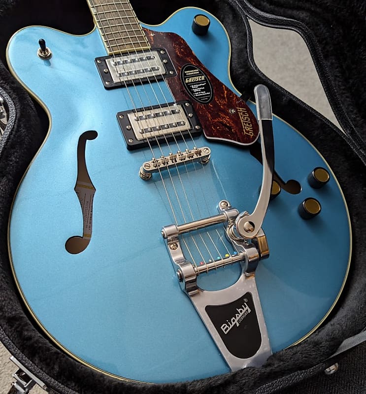 Gretsch G-2622T Arctic Blue Electric, w/case choice, shirt, | Reverb