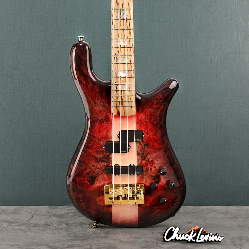 Spector USA Custom NS2 Bass Guitar - Fire Black Burst - | Reverb