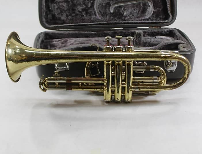 King Cleveland Superior Cornet, USA, Brass with case and | Reverb