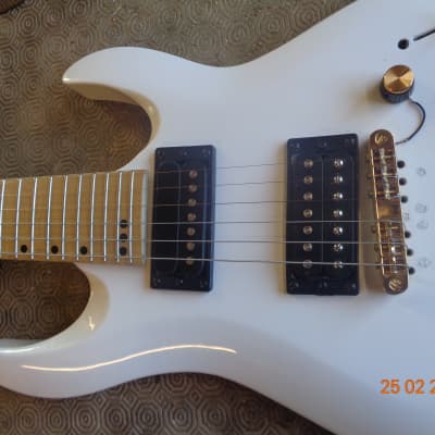 Wide-neck RG/Strat style electric guitar (48mm nut width) by | Reverb