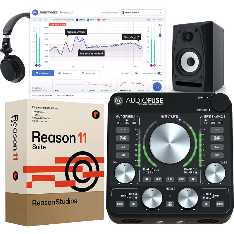 Arturia AudioFuse Rev 2 Bundle with Sonarworks + Reason 11 | Reverb