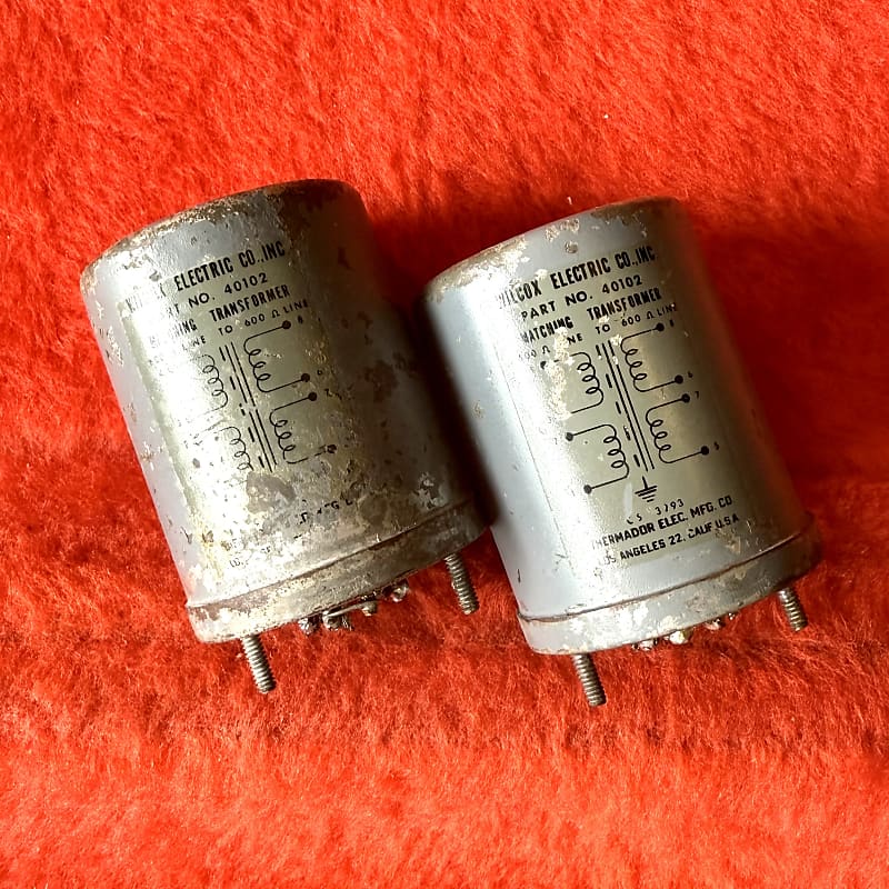 Wilcox Electric 600 ohm line matching output transformers | Reverb UK