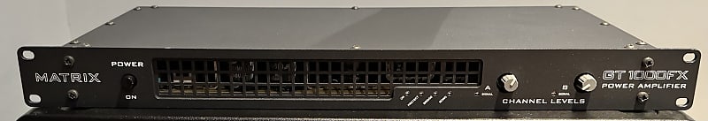 Matrix GT1000FX Power Amp - Black | Reverb