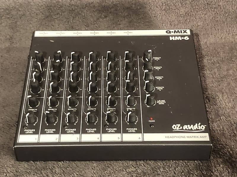 Oz Audio Q-Mix HM-6 Headphone Matrix Amp. | Reverb