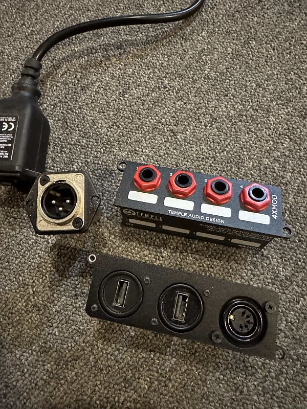 Temple Audio 4xMOD, CIOKS AC, 5Pin Midi, XLR Extention mod | Reverb