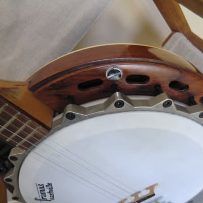 Beautiful Framus Nashville 5-string Banjo with wooden flanges | Reverb