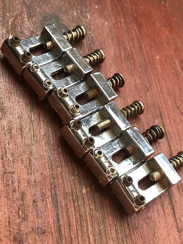 Fender Stratocaster 1972 - 1982 Bridge Saddles 1970's | Reverb