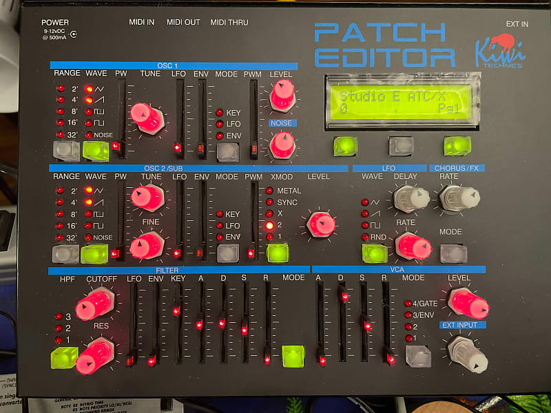 Kiwi Technics Patch Editor | Reverb