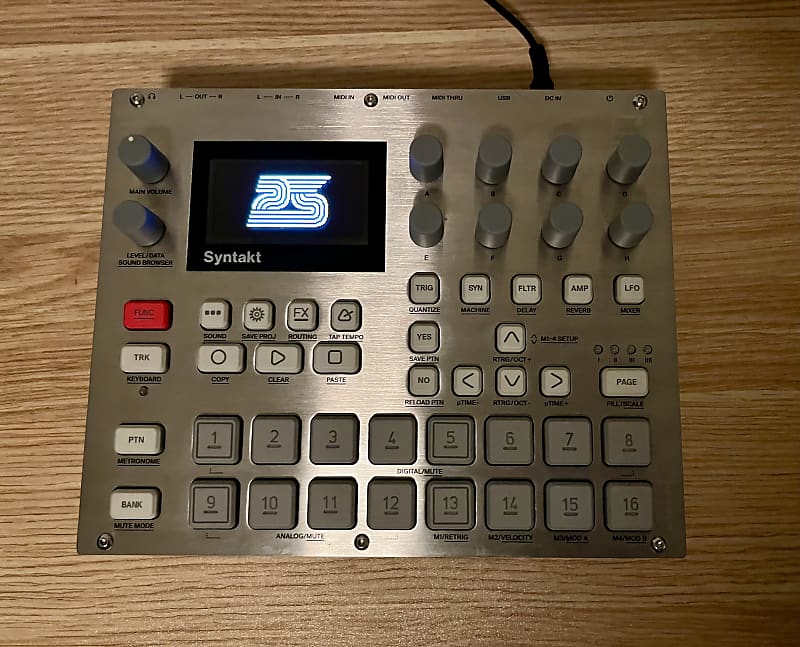 Elektron Syntakt e25 Edition 2023 - Silver | Reverb