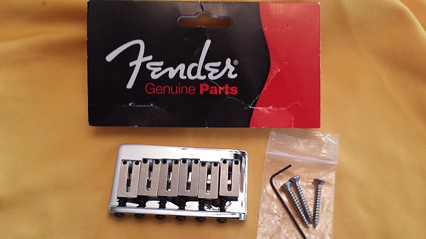 Fender American Standard Bridge Assembly For Non Tremolo | Reverb