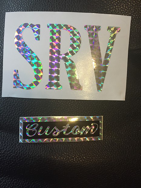 SRV Decal/Sticker Set SRV/Custom | Reverb