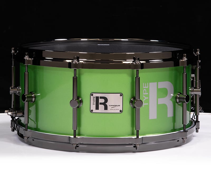 Canopus Type R 6.5x14 Lush Metallic Snare Drum | Reverb