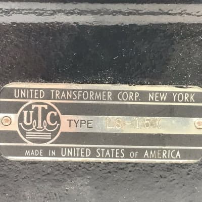 NOS United Transformer Corp UTC Type LS-15X Transformer | Reverb