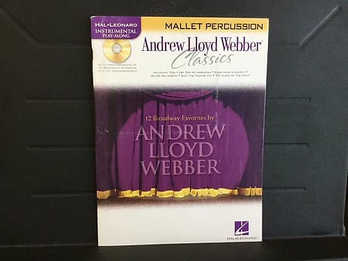 Andrew Lloyd Webber Classics - Mallet Percussion Book w/CD | Reverb