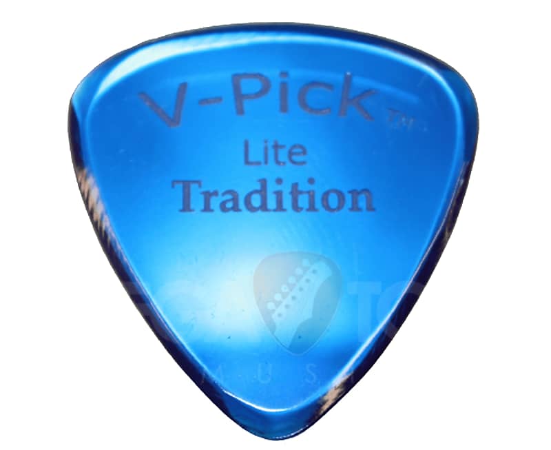 V-Picks Lite Tradition Custom Guitar Pick 1.5mm Sapphire | Reverb UK