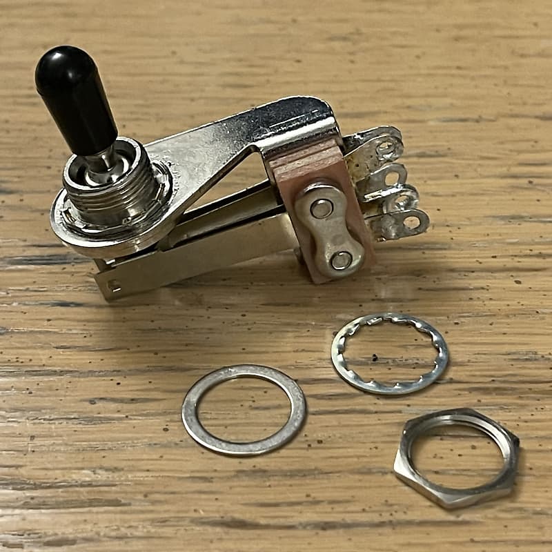 Fender Switchcraft L-Type Right Angled 3-Way Toggle Switch w/ | Reverb