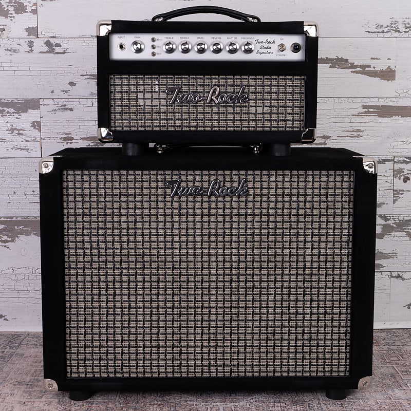 Two Rock Studio Signature 35W Head and Matching 1x12 Open | Reverb