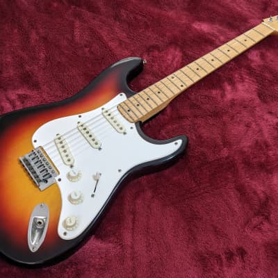 Harmony H80T Strat Copy 1980s - Sunburst - Korea - Free | Reverb