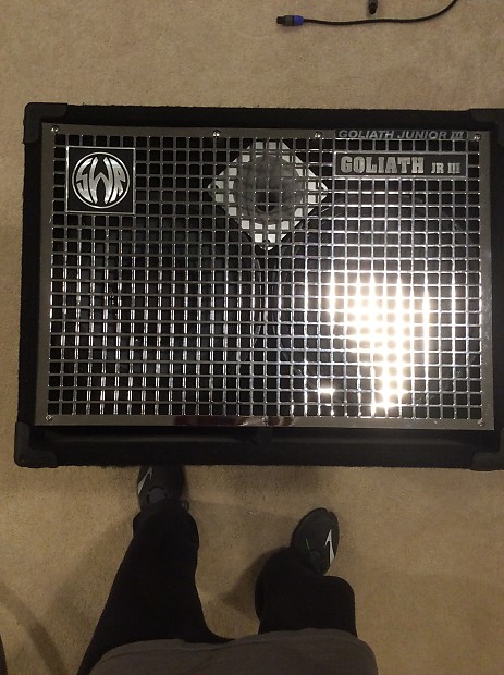 SWR Goliath III Junior 8 Ohm 2x10 Bass Cabinet Black / Silver | Reverb
