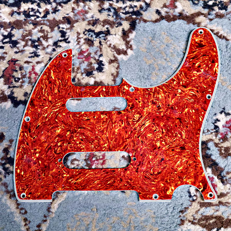 Paul C's of San Francisco Tele-style Pickguard 4-Ply 8 hole - | Reverb