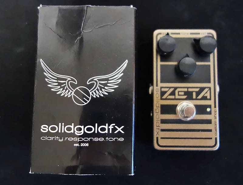 SolidGoldFX Zeta Drive guitar pedal custom shop version | Reverb