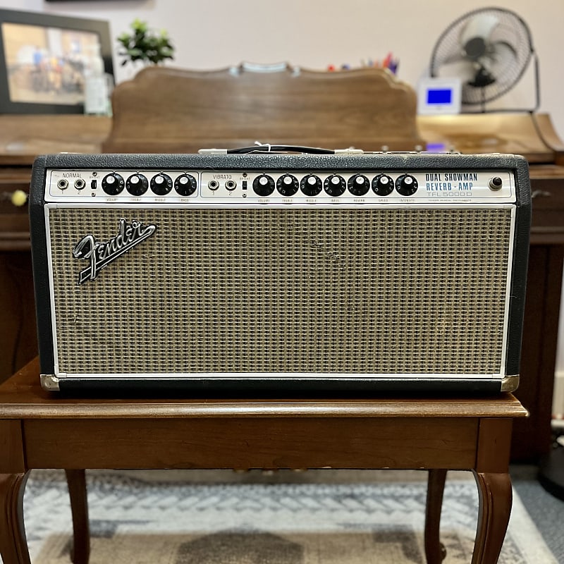 Fender Dual Showman Reverb TFL 5000D 1969 - Silver Face | Reverb