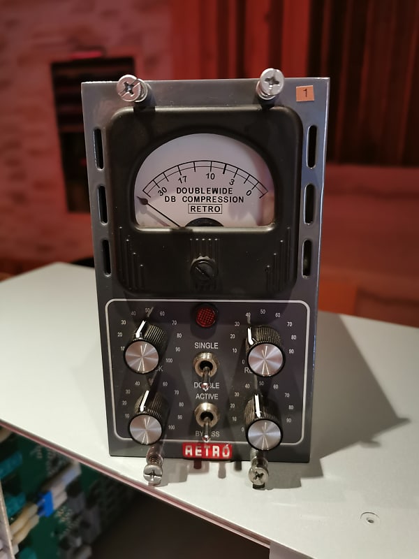 Retro Instruments Doublewide 500 Series Tube Compressor | Reverb