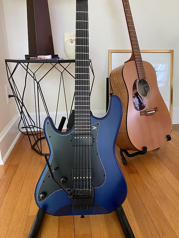 Kiesel Headless Delos left handed 2024 - Translucent Sapphire | Reverb