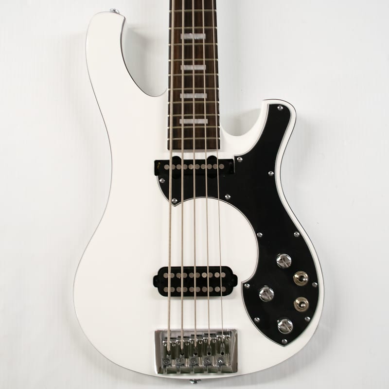 Schecter Stargazer 5 5-string Bass Guitar - Gloss White | Reverb