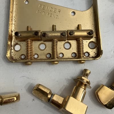 Fender Custom Shop Telecaster Parts - Gold | Reverb