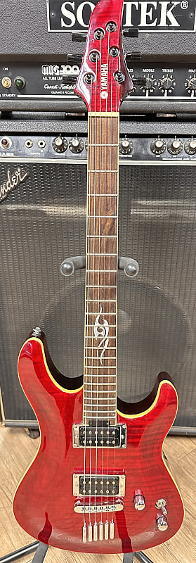 Yamaha RGX520FZ 2000 - Red Flame | Reverb