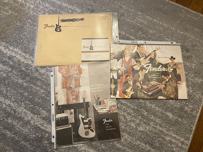 Fender Catalogs 1960s | Reverb