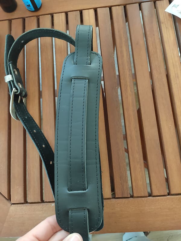 Bull straps Vegan leather vintage strap - black | Reverb