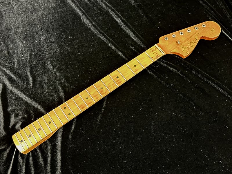1968 Fender Maple Cap Stratocaster Neck Natural Rare Hendrix | Reverb