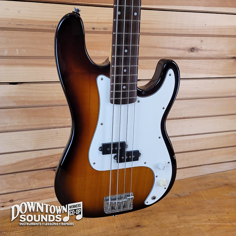 Jay Turser Precision Bass - Sunburst, 6lbs 15oz | Reverb