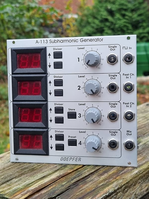 Doepfer A-113 Subharmonic Generator Trautonium module | Reverb