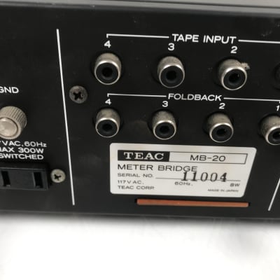 Teac MB-20 Meter Bridge - Vintage | Reverb